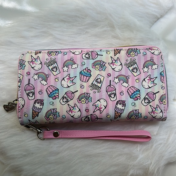 Bags | Unicorns And Cupcakes Pink Wallet | Poshmark